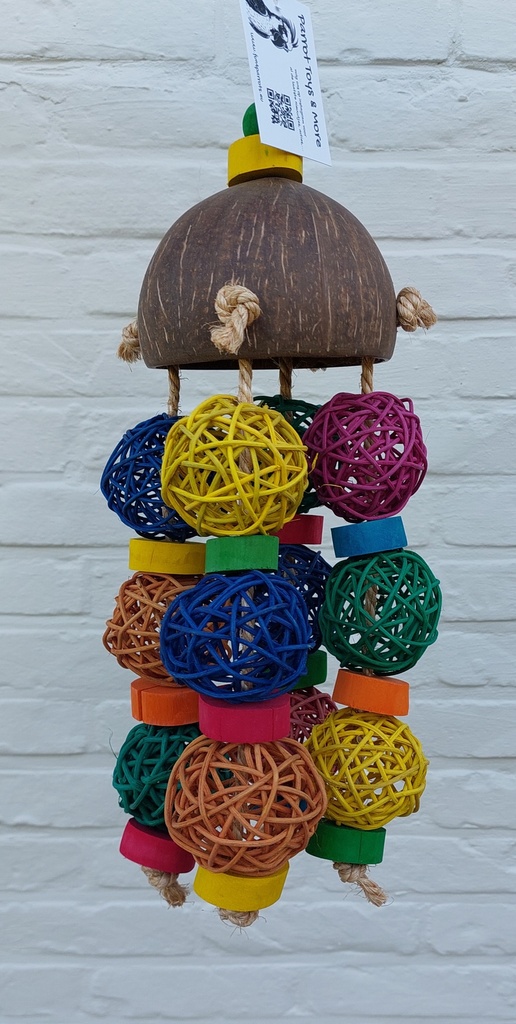 COCO WICKER CLUSTER Papegaai | Fun4Parrots